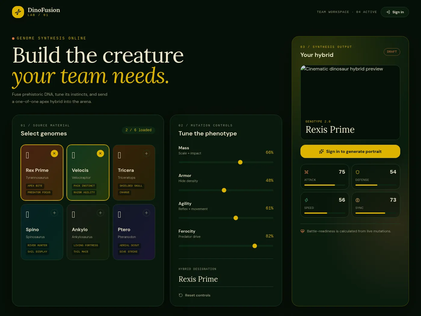 DinoFusion Lab