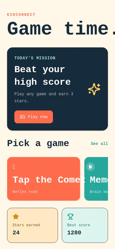 KidConnect Games