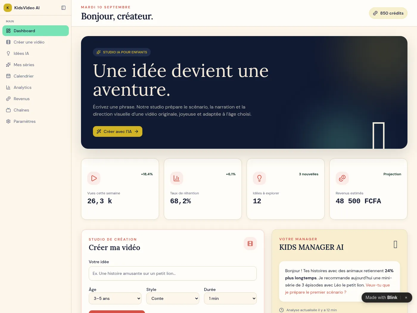 KidsVideo Manager AI