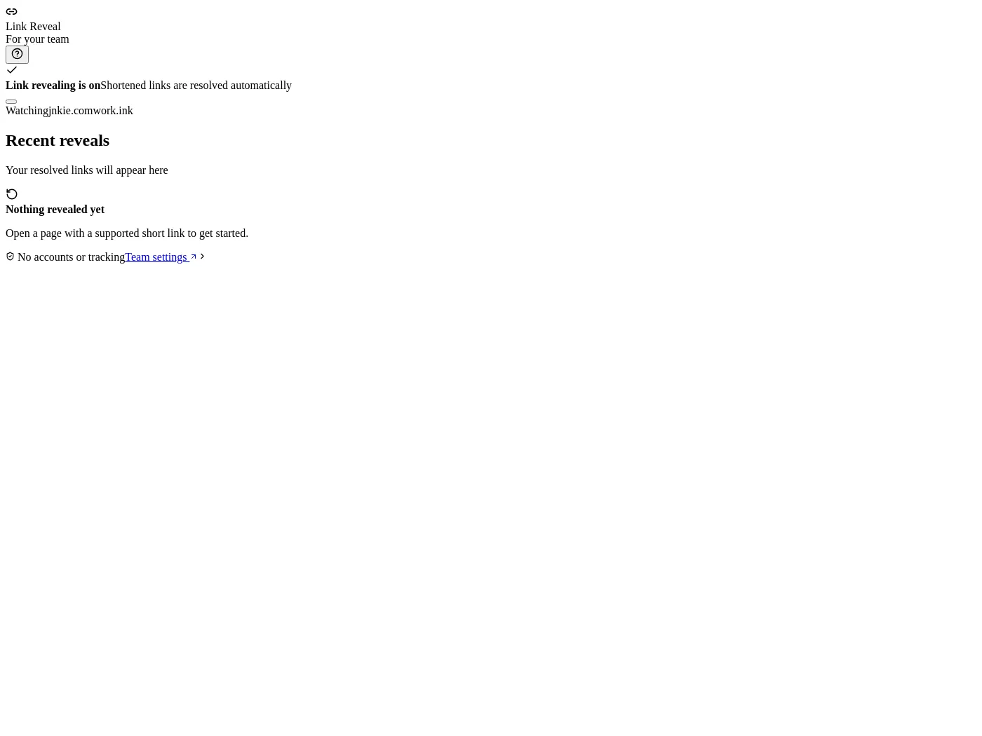 Link Shortener Revealer