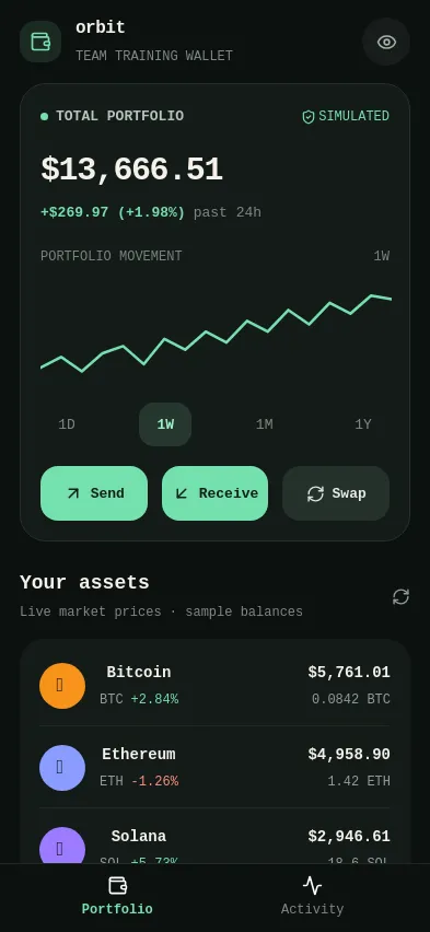 Phantom Wallet Simulator