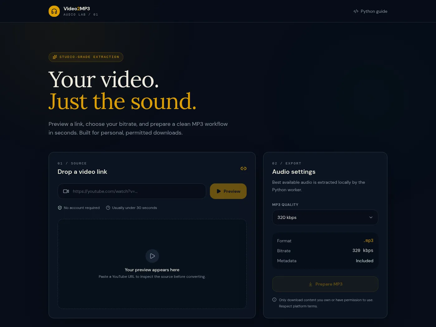Video2MP3 Downloader