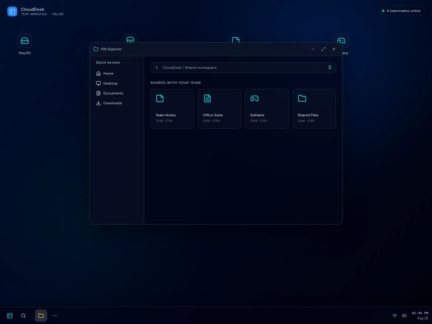 Windows Web Workspace