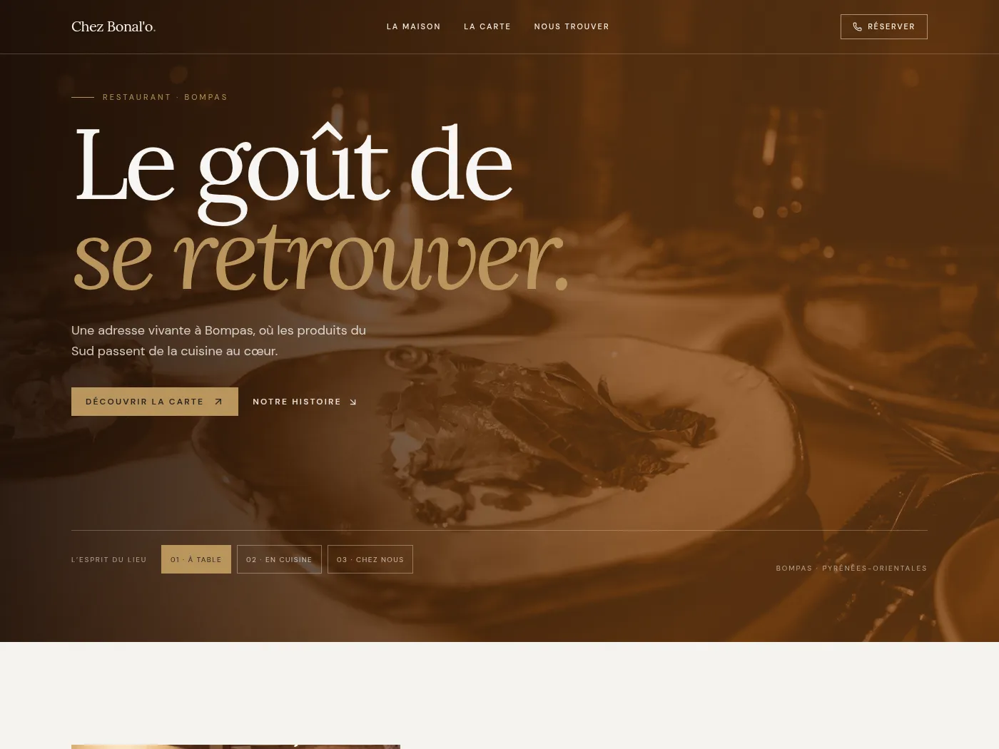 Chez Bonal'o Web Portal
