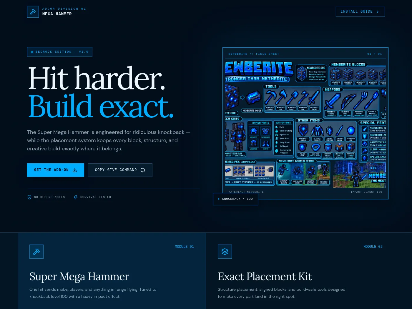 Mega Hammer Addon