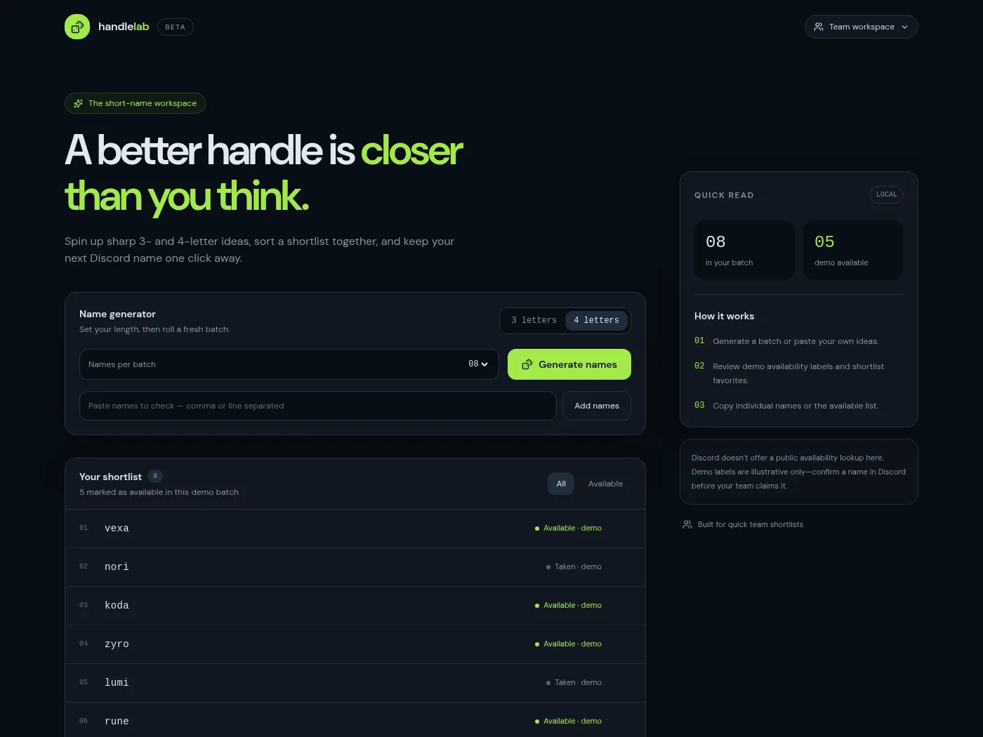 Discord Name Hunter