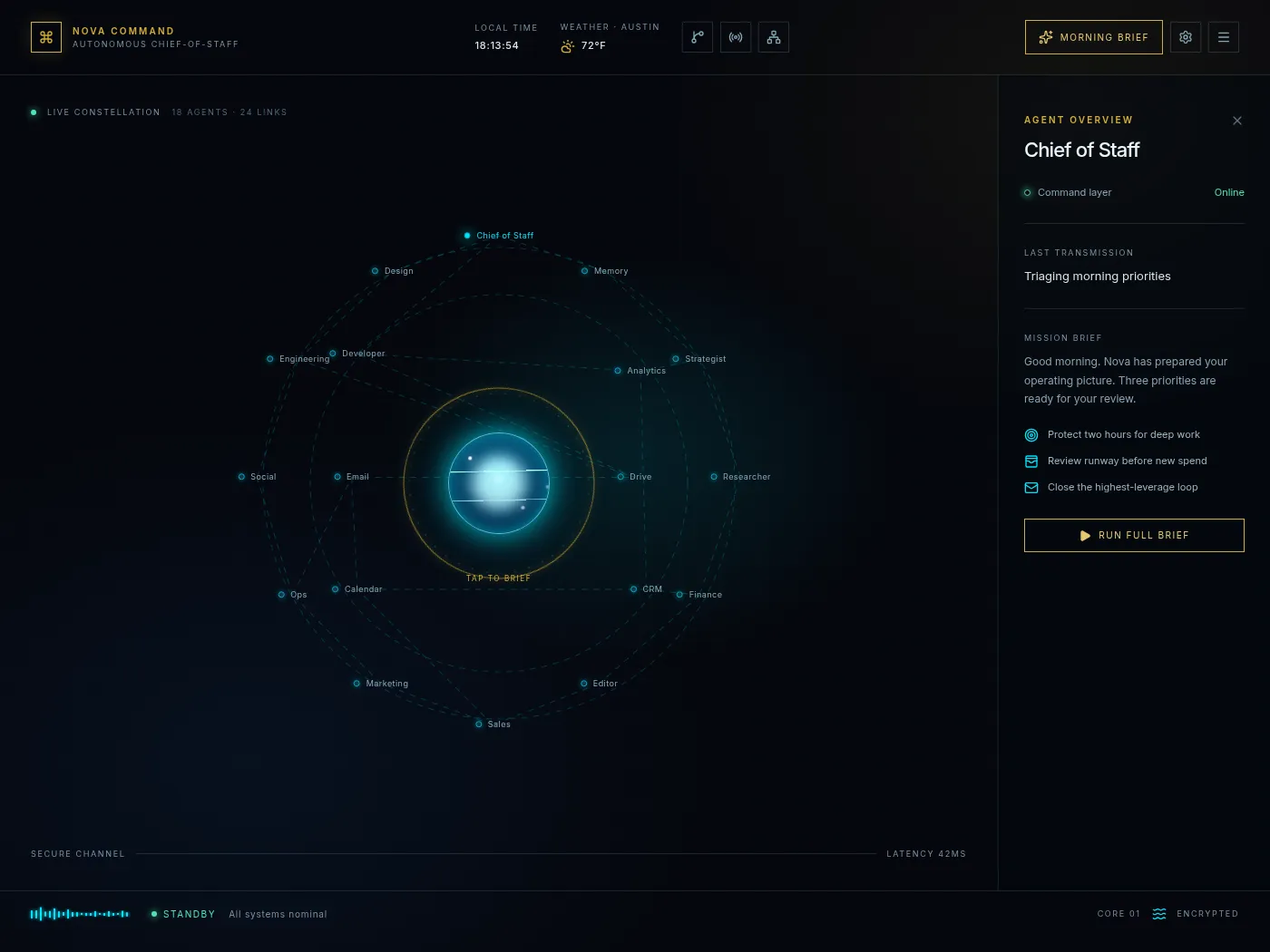 Nova Command HUD