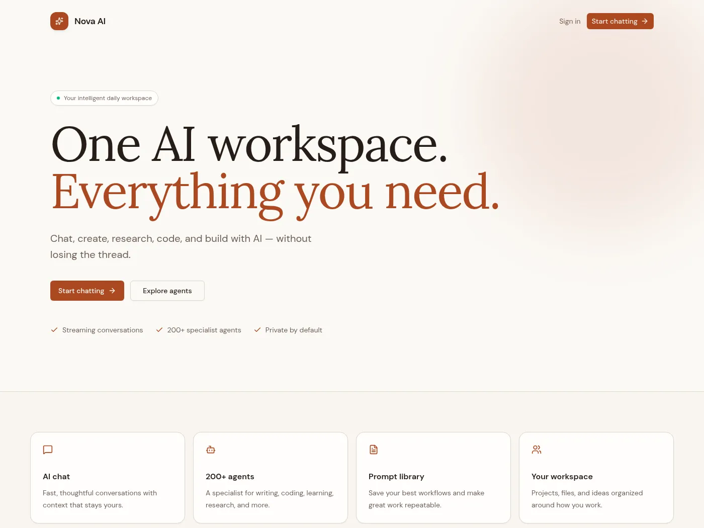 Nova AI Platform