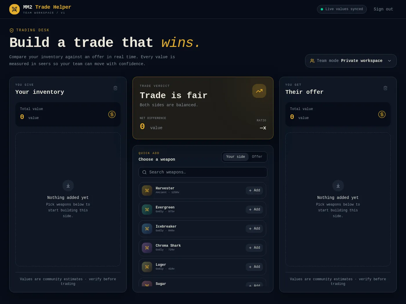MM2 Trade Helper
