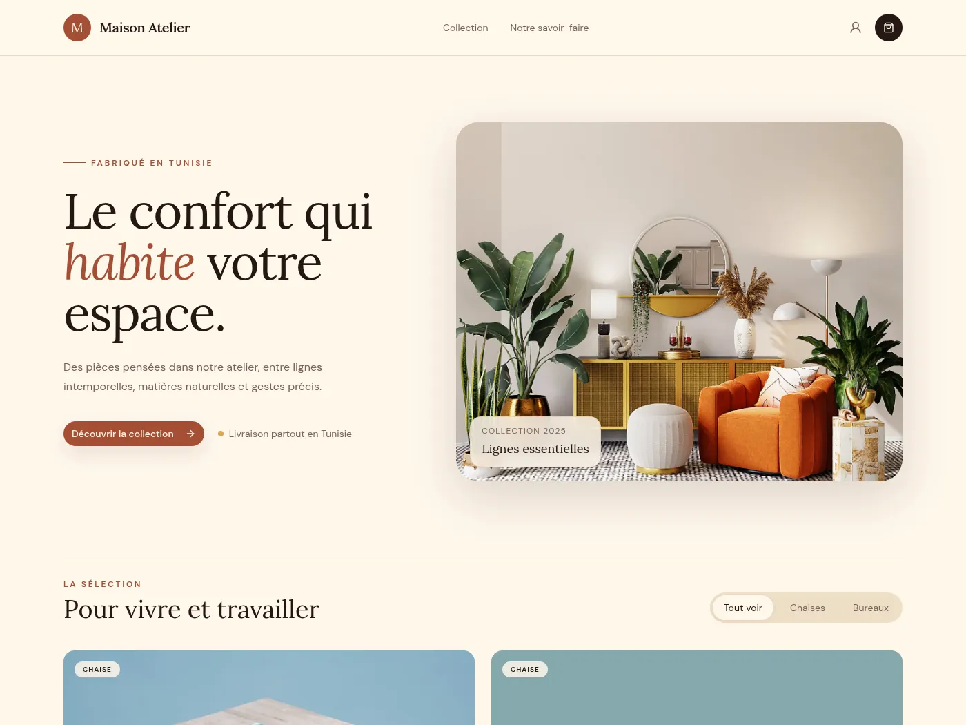 Chaise & Bureau Shop