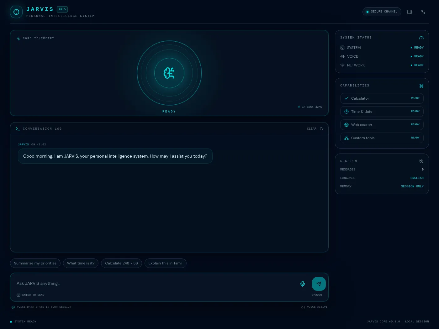 JARVIS AI Assistant