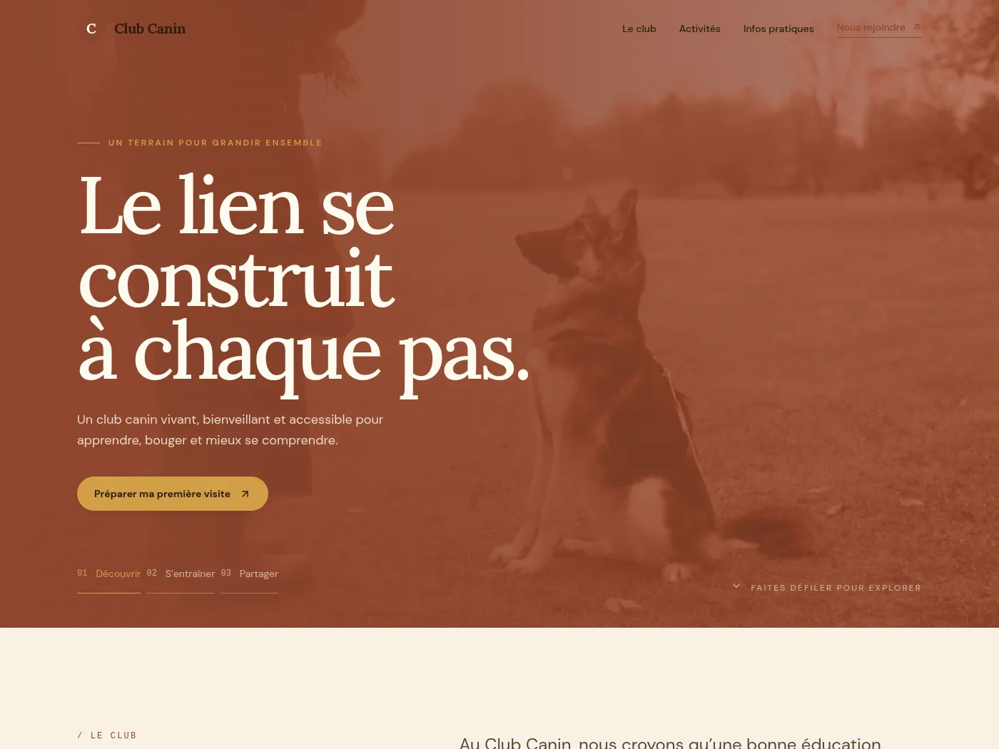 Club Canin Web Portal