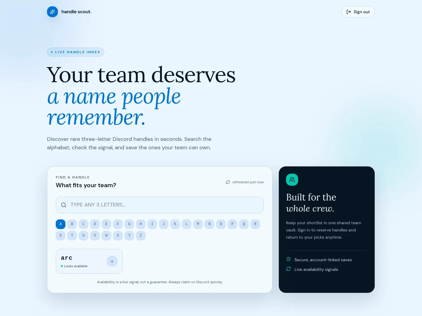 Discord Handle Finder