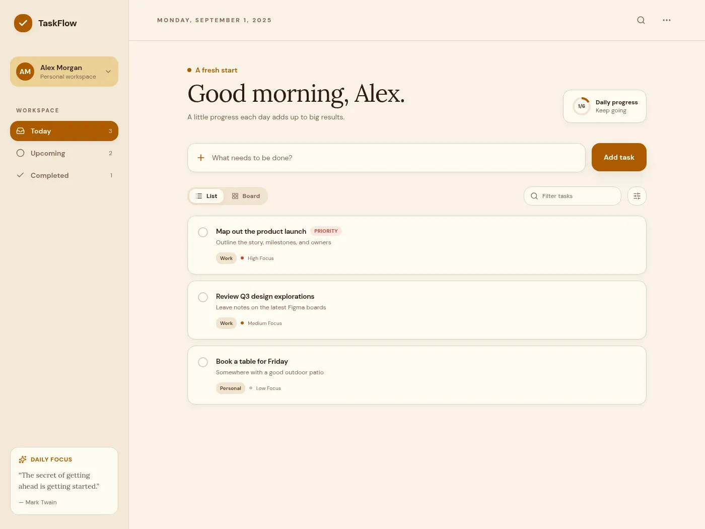 TaskFlow Manager