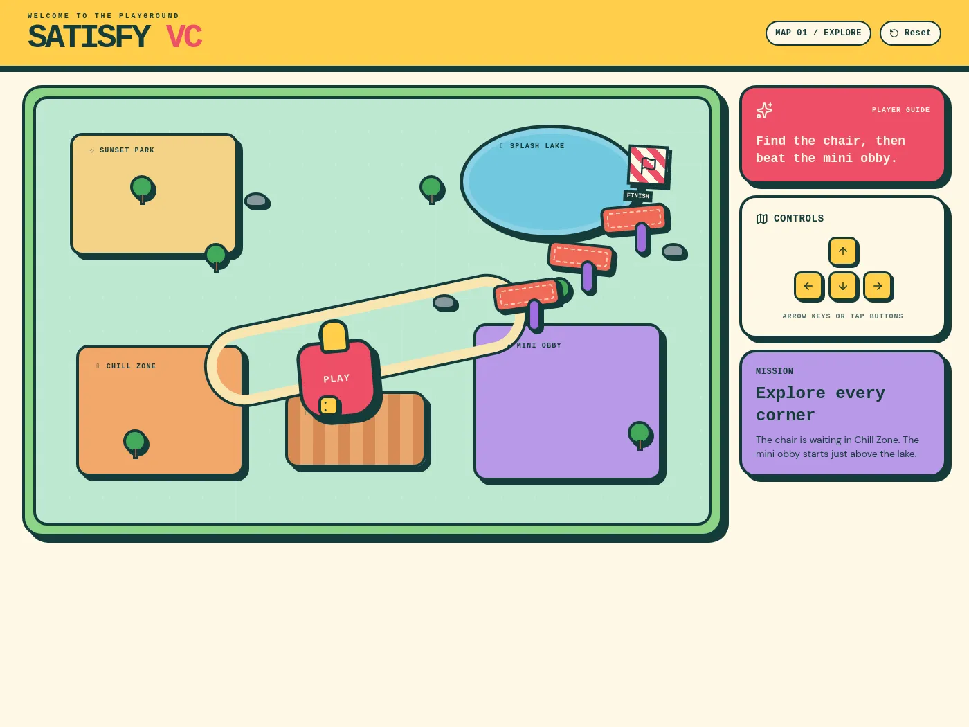 Satisfy VC Game Map