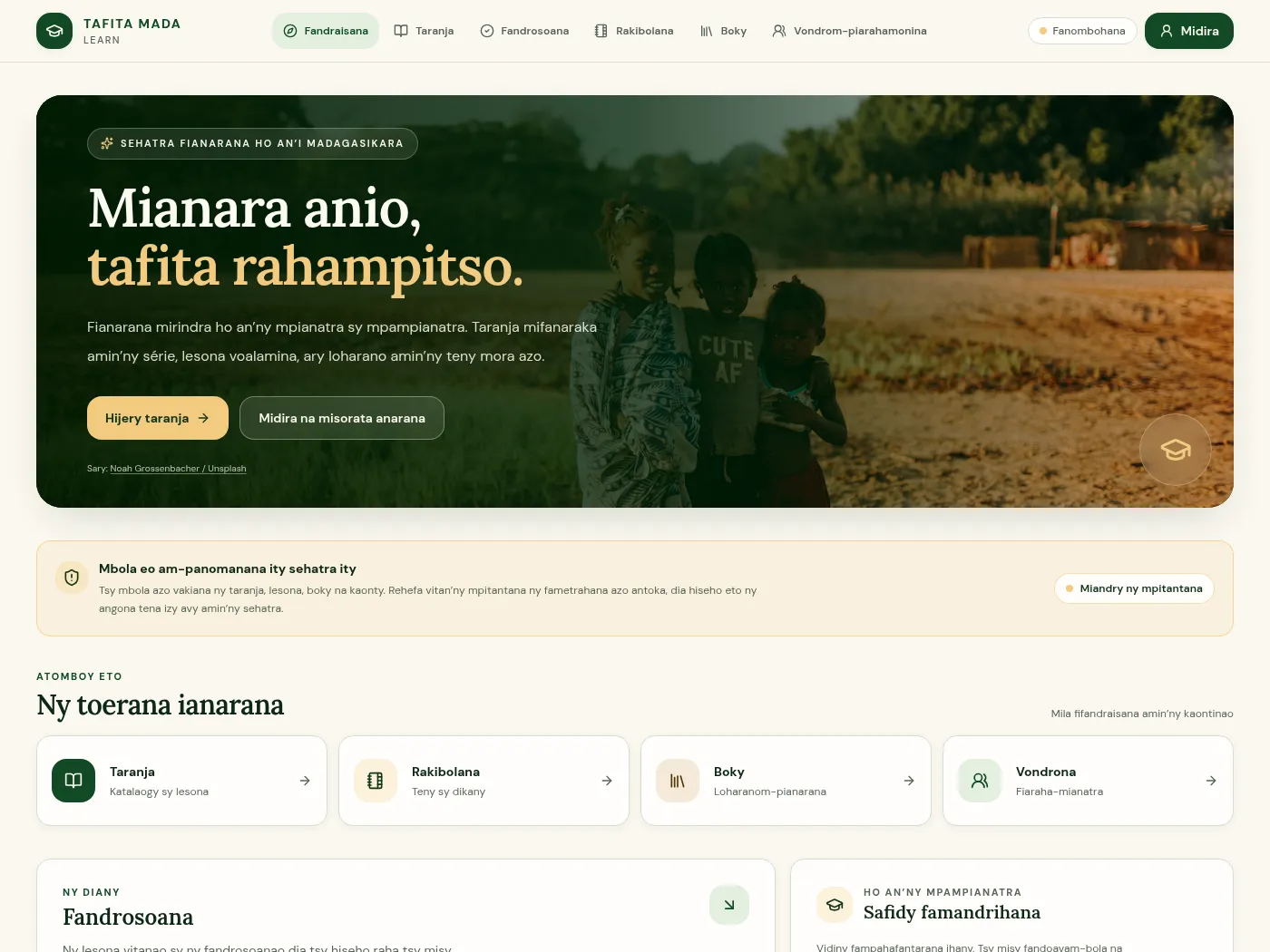 TAFITA MADA Learn