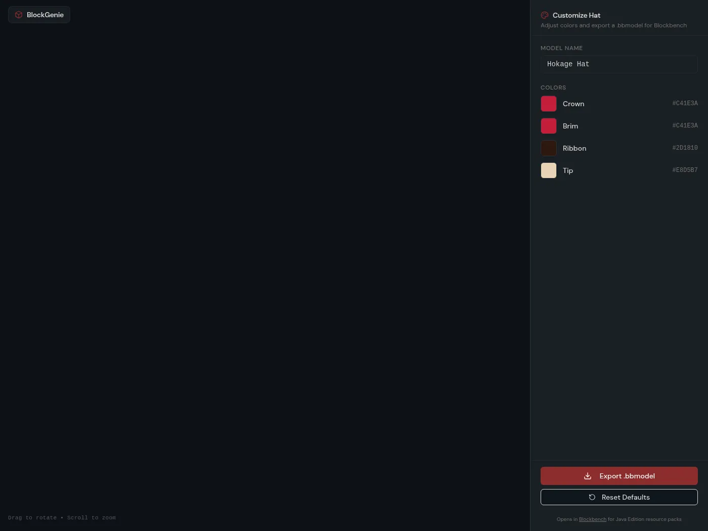 BlockGenie Model Maker