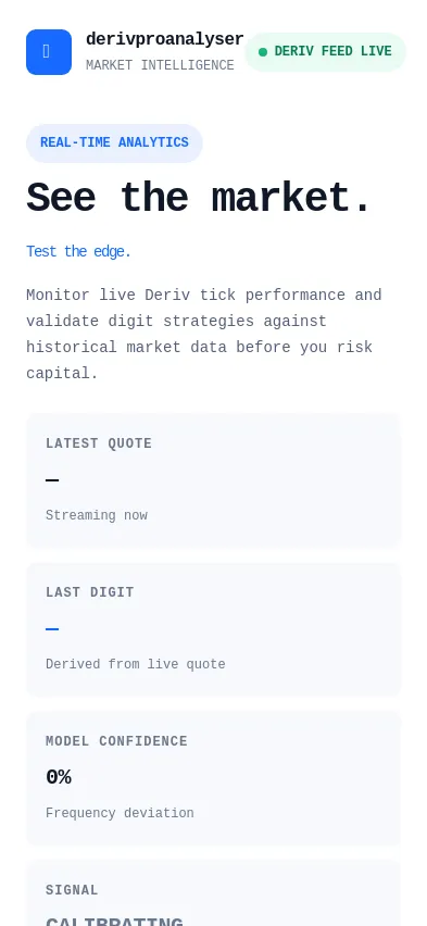 Deriv Analyzer Mobile