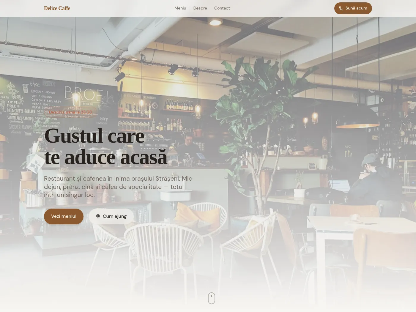 Delice Caffe Website