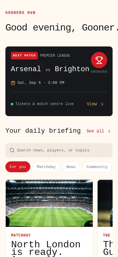 Gooners Hub