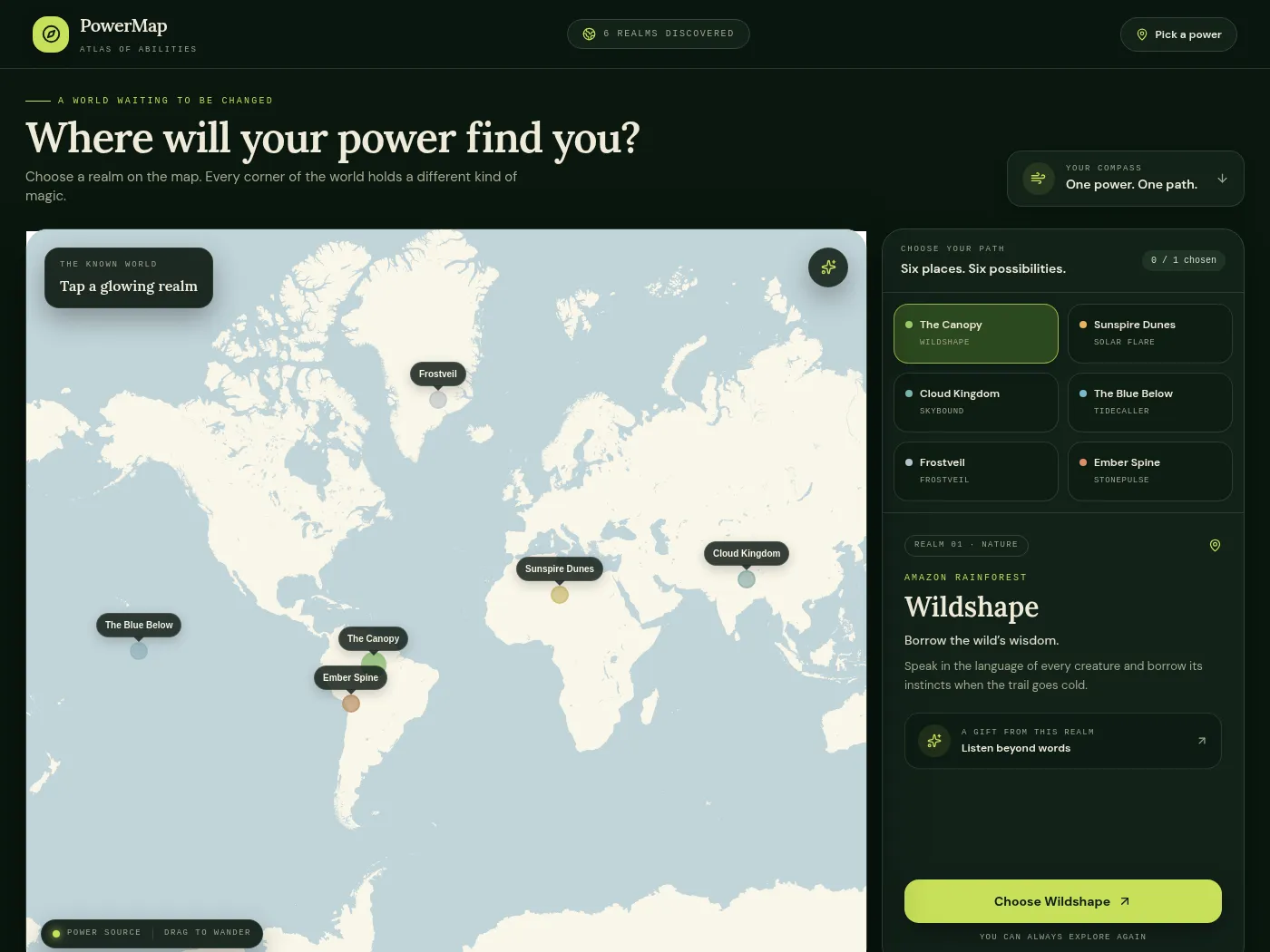 PowerMap Adventure