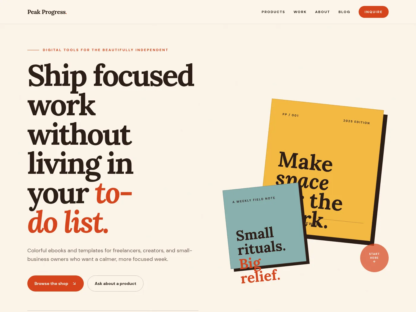 Peak Progress Portfolio Site