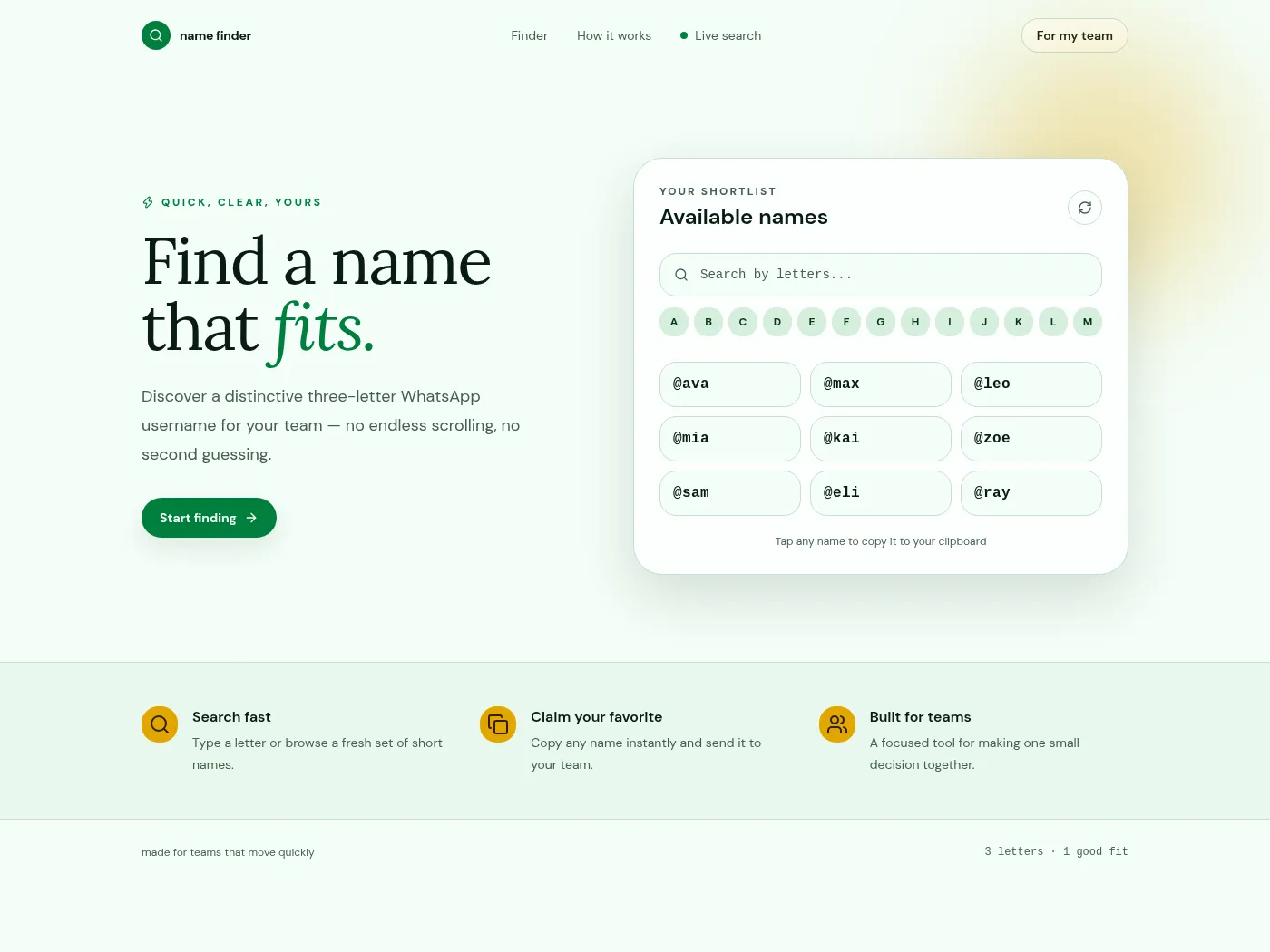 WhatsApp Name Finder
