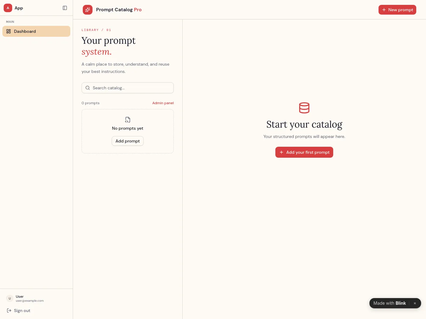 Prompt Catalog Pro