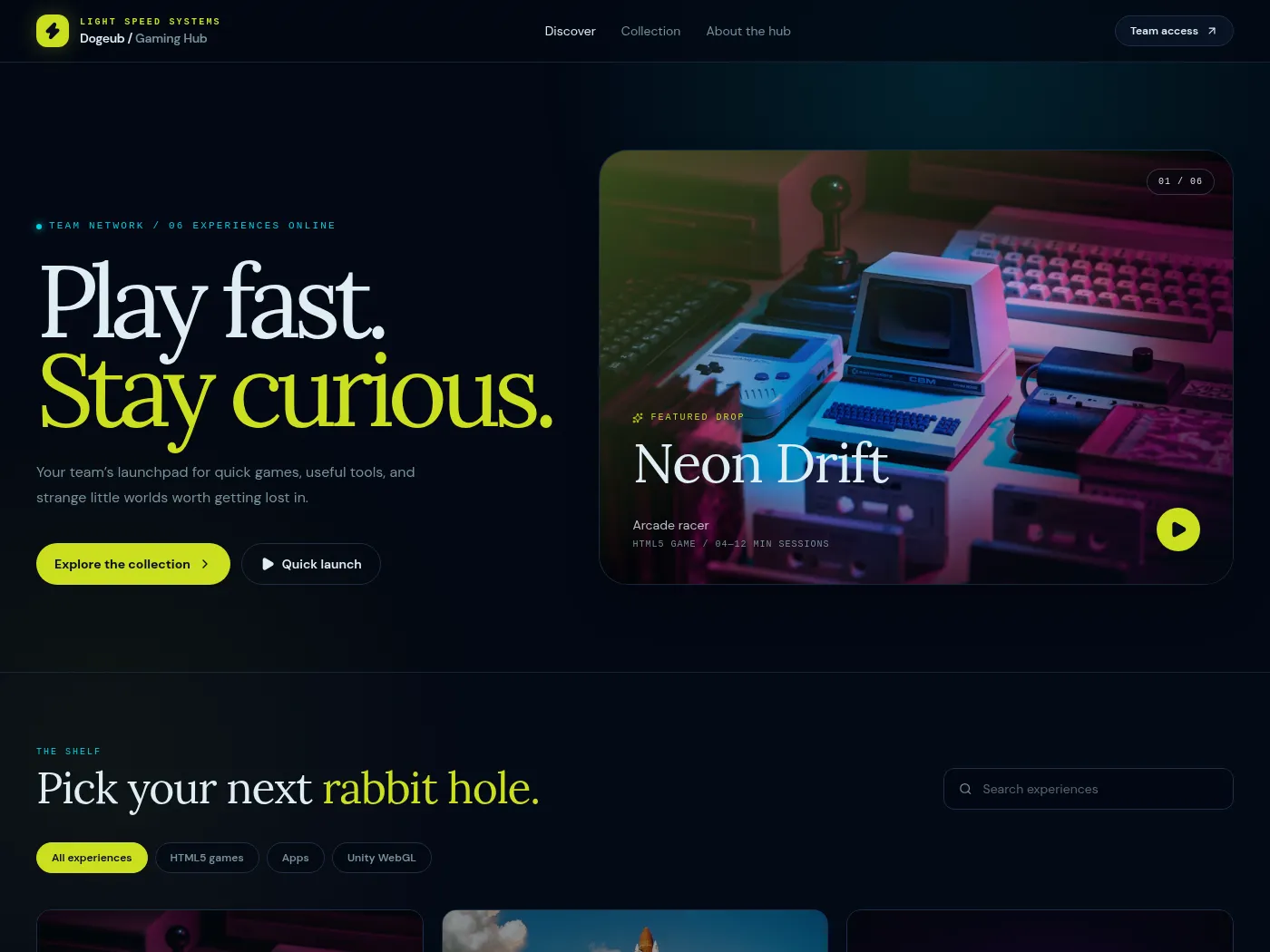 Dogeub Gaming Hub
