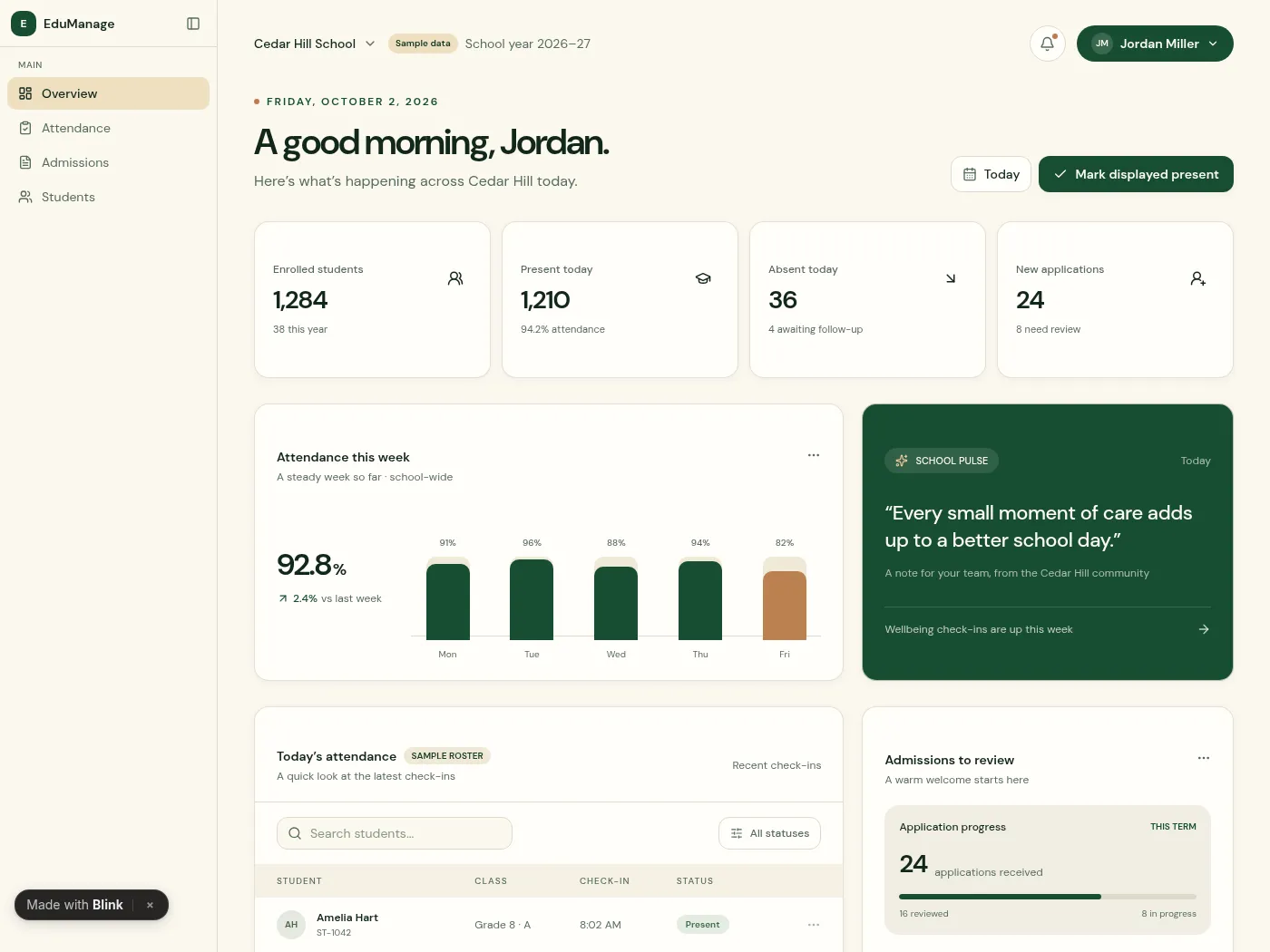 EduManage Platform