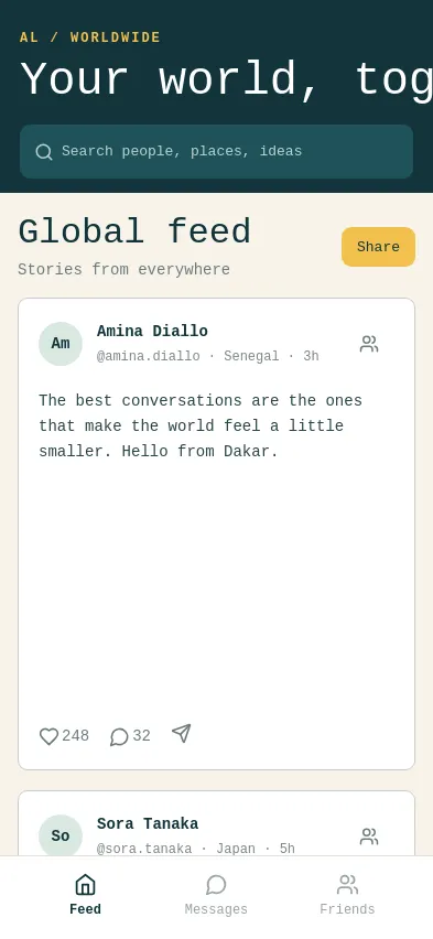 AL Global Messenger
