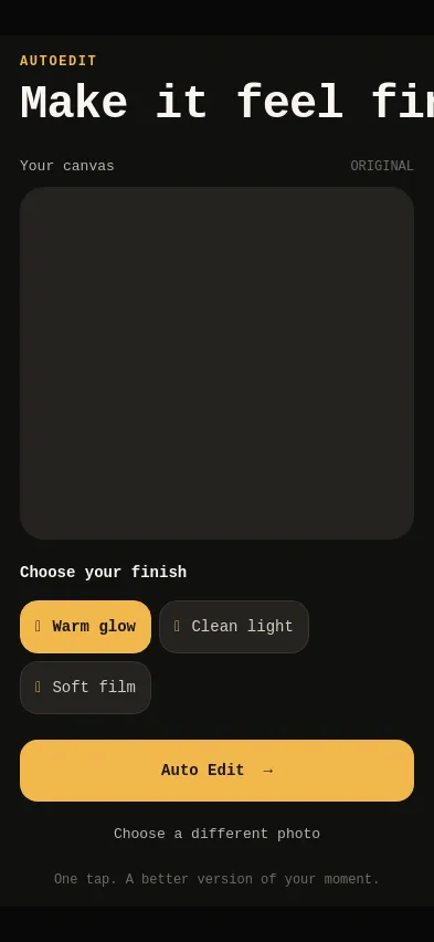 AutoEdit Mobile