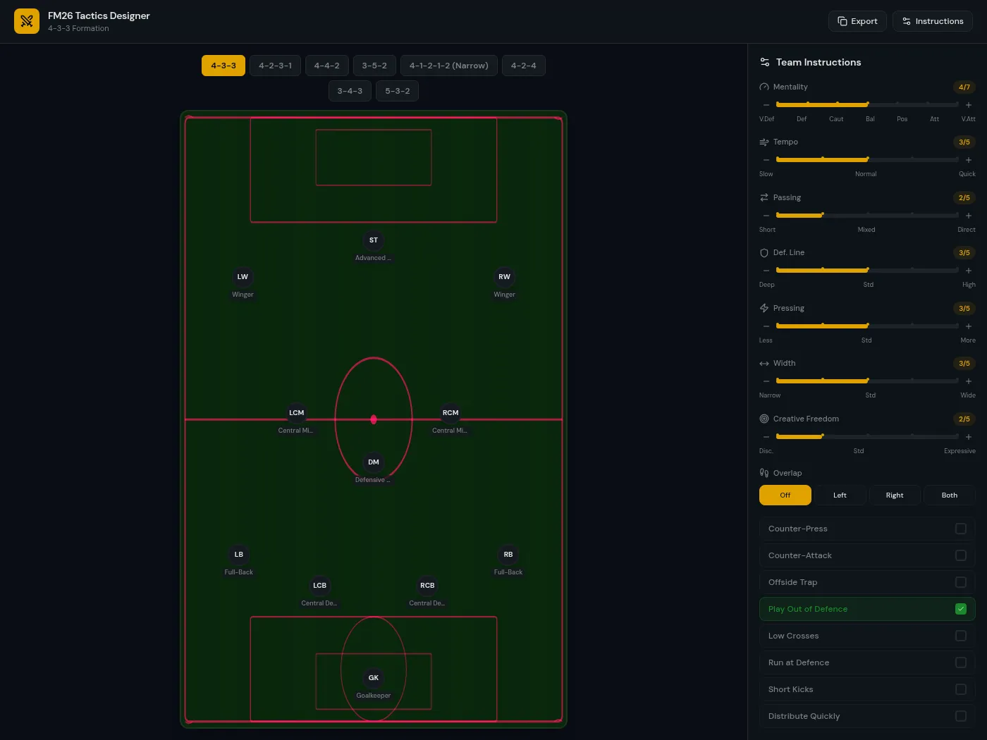FM26 Tactics Designer