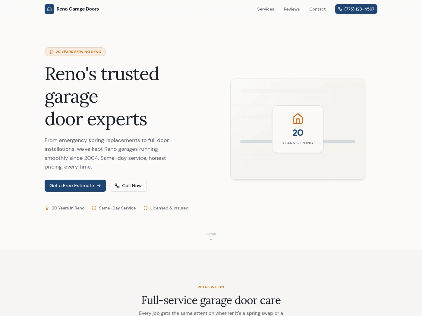 Reno Garage Doors