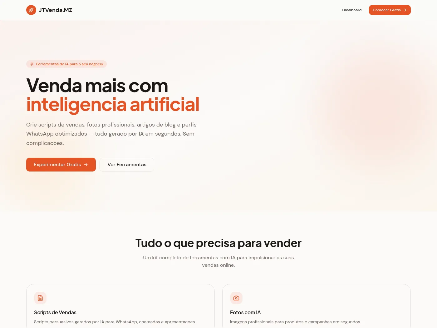 JTVenda.MZ Web Toolkit
