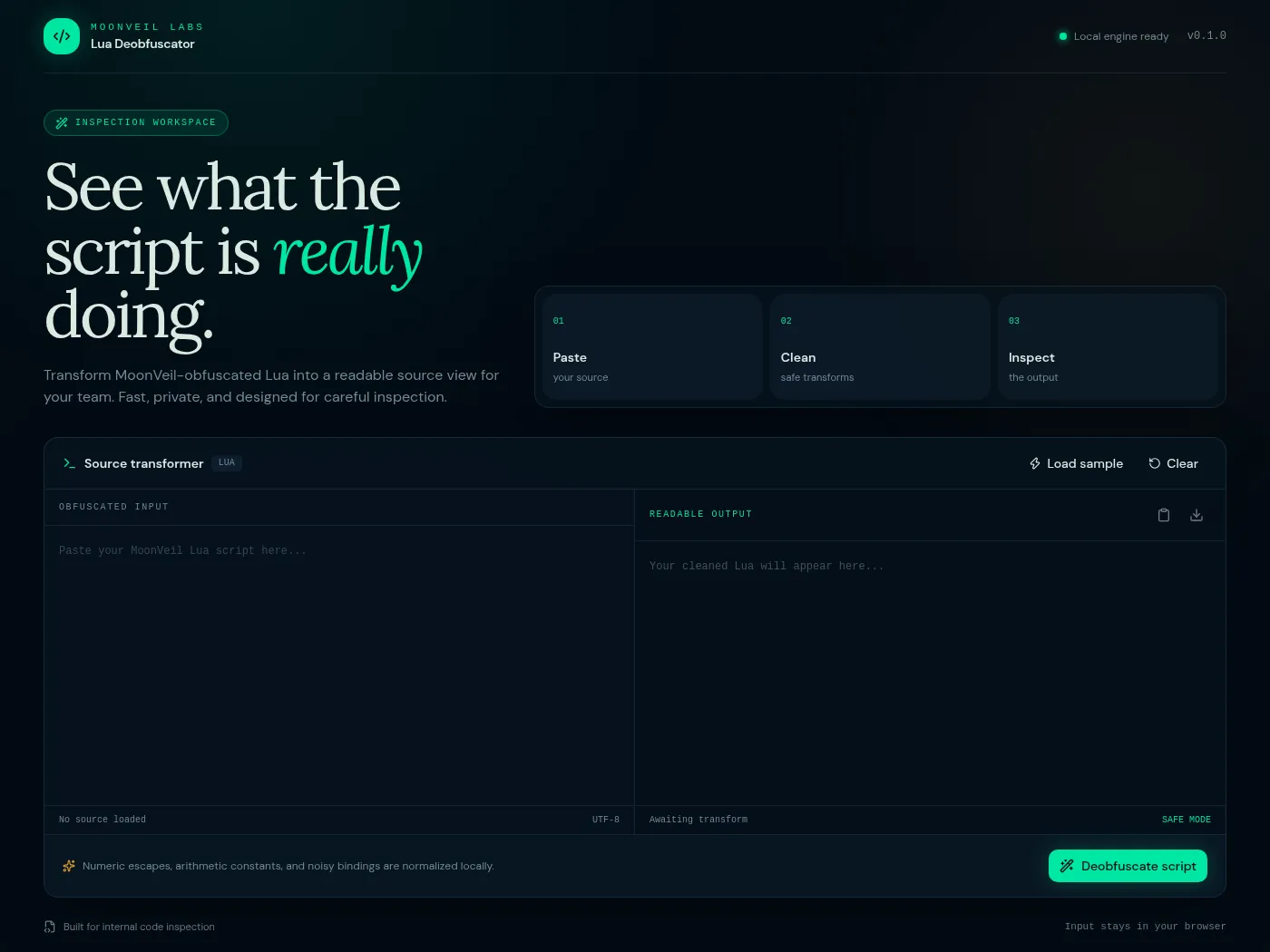MoonVeil Lua Deobfuscator