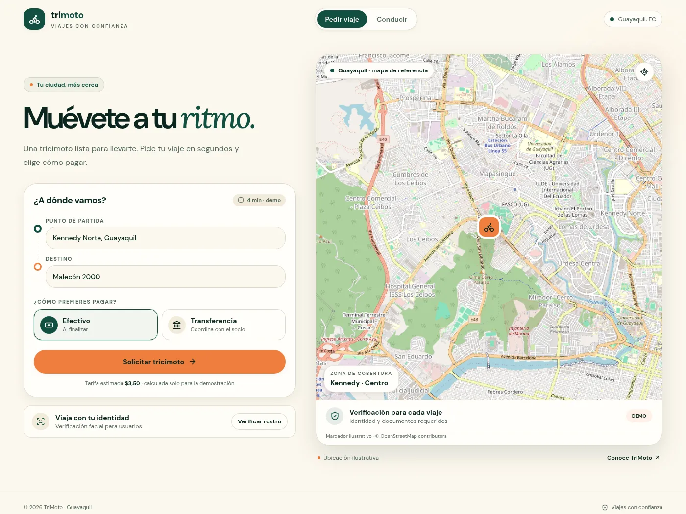 TriMoto Rides App