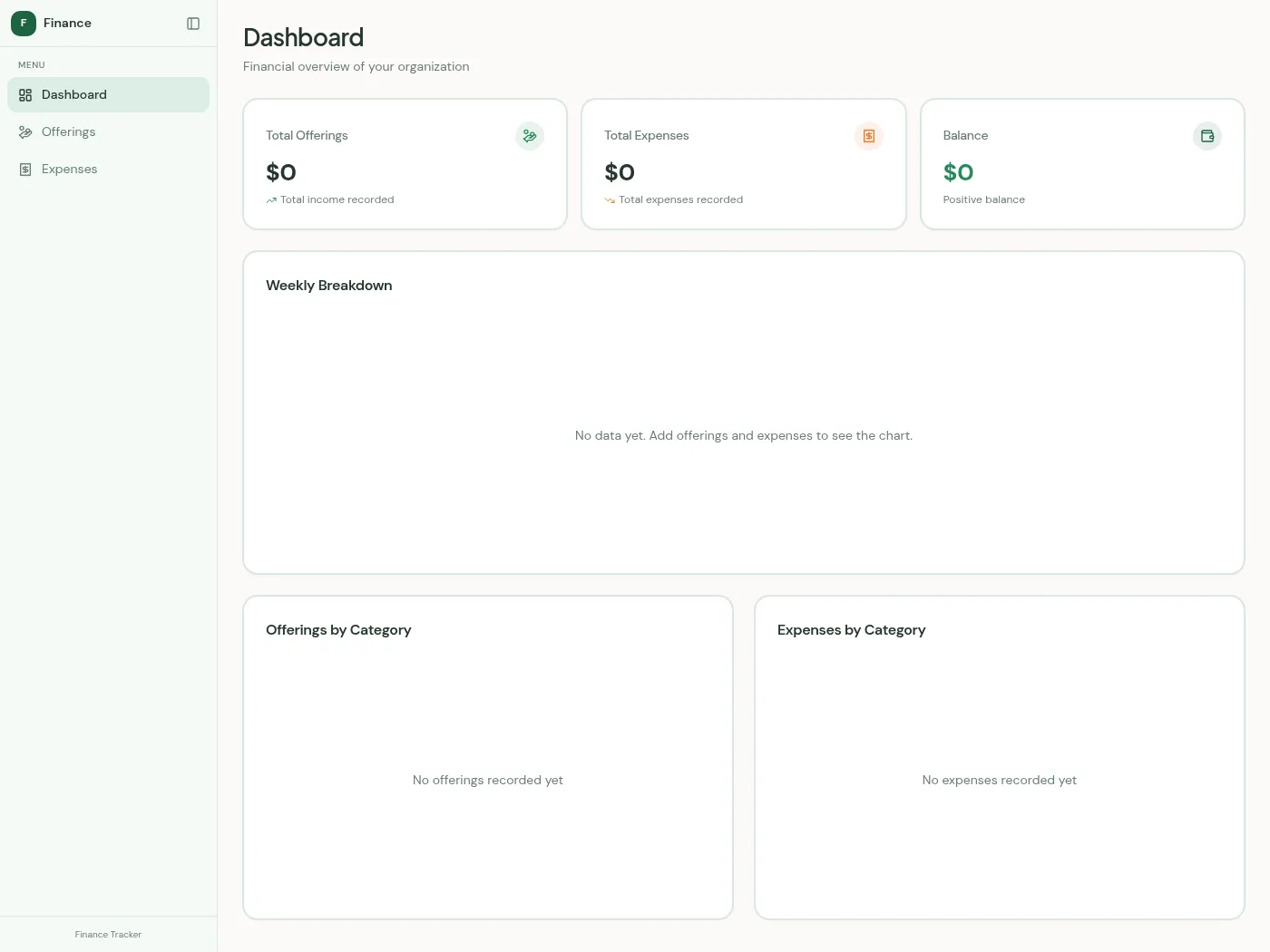 Finance Tracker App