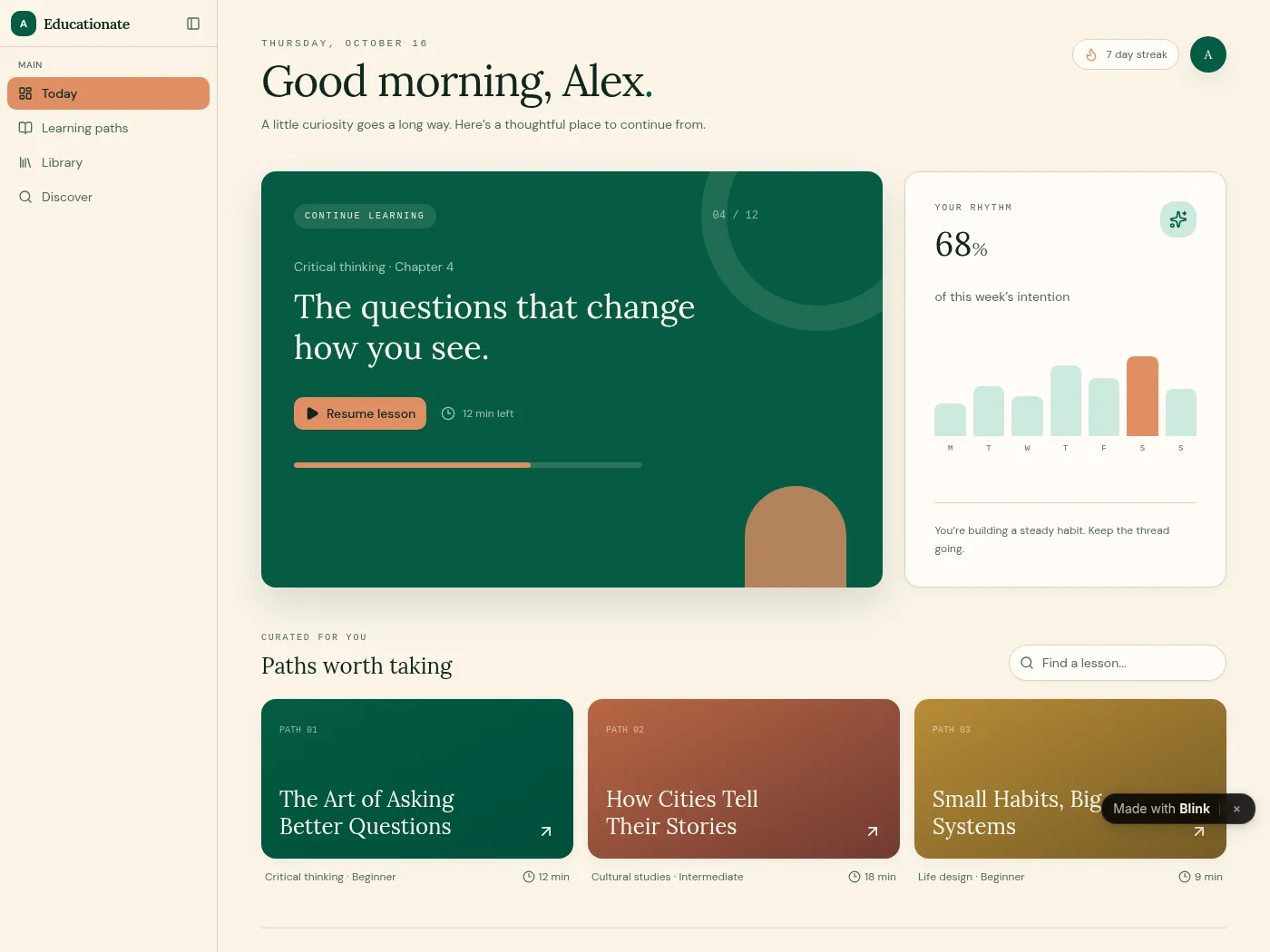 Educationate Platform