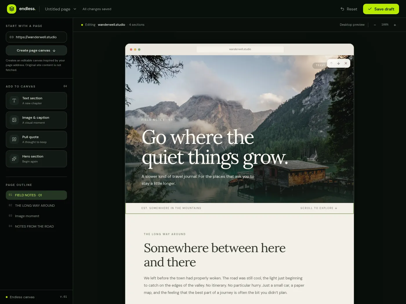 Infinity Web Clone