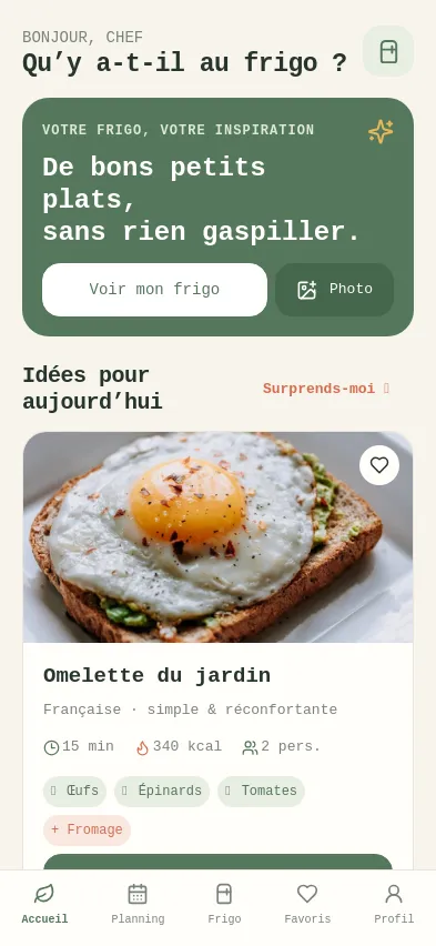Frigo Menu Genius