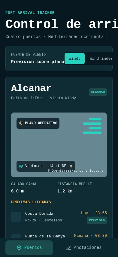 Practis dels Alfacs Tracker