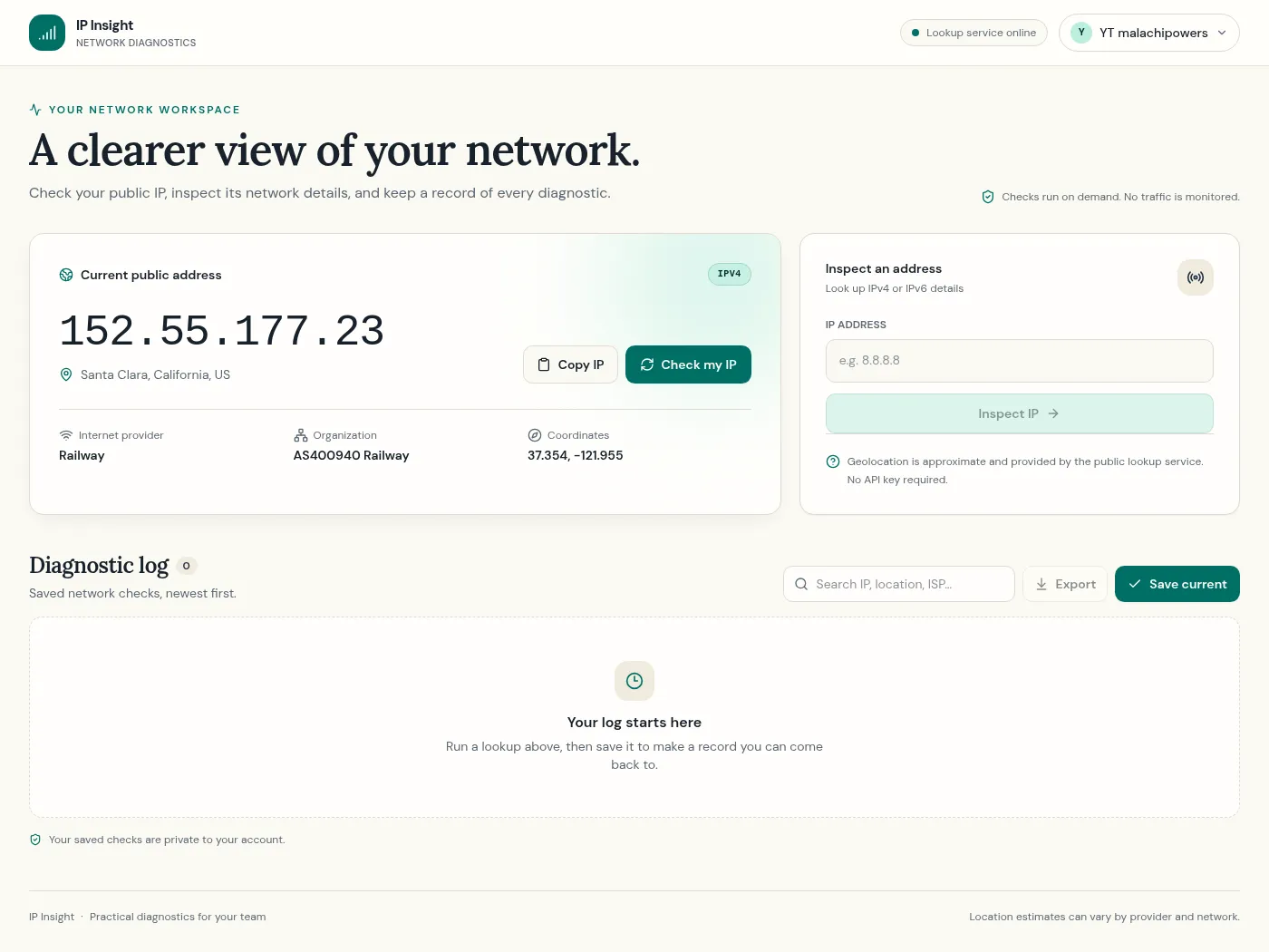 IP Insight Dashboard