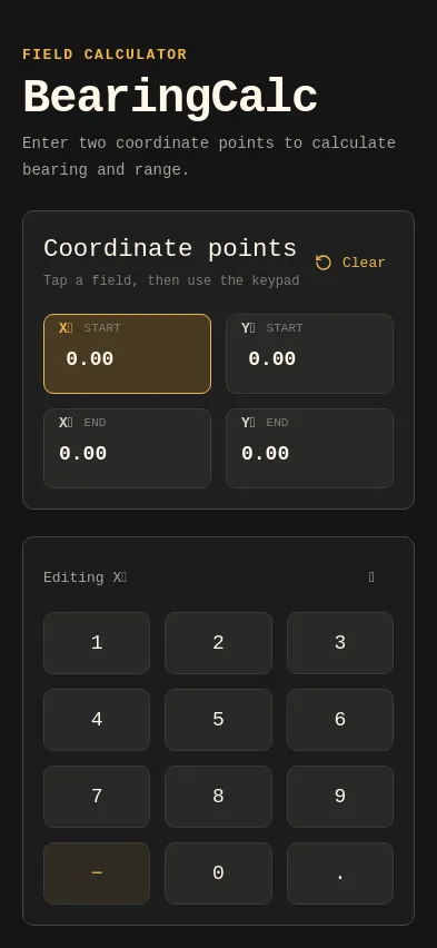 BearingCalc Mobile