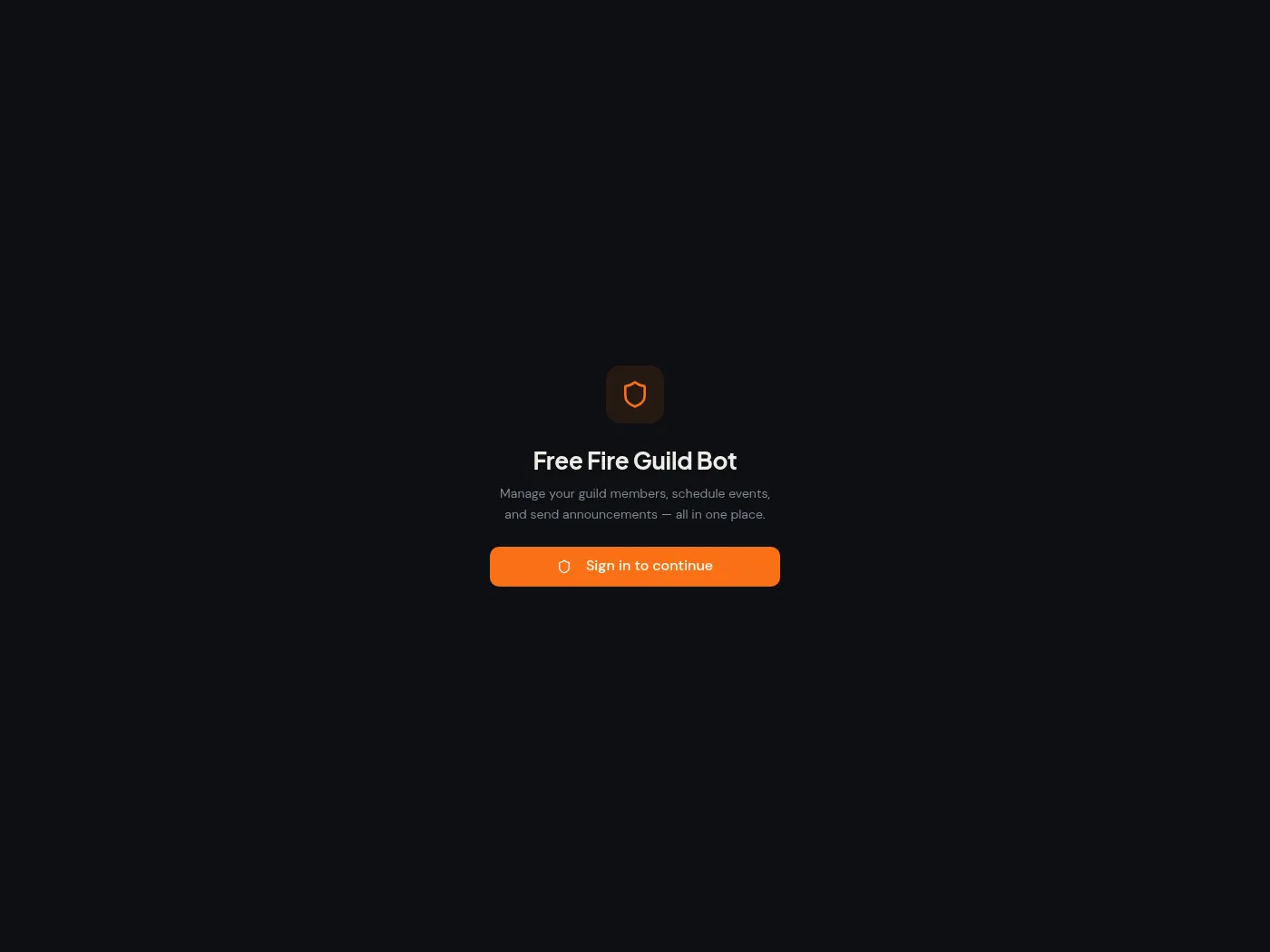 Free Fire Guild Bot