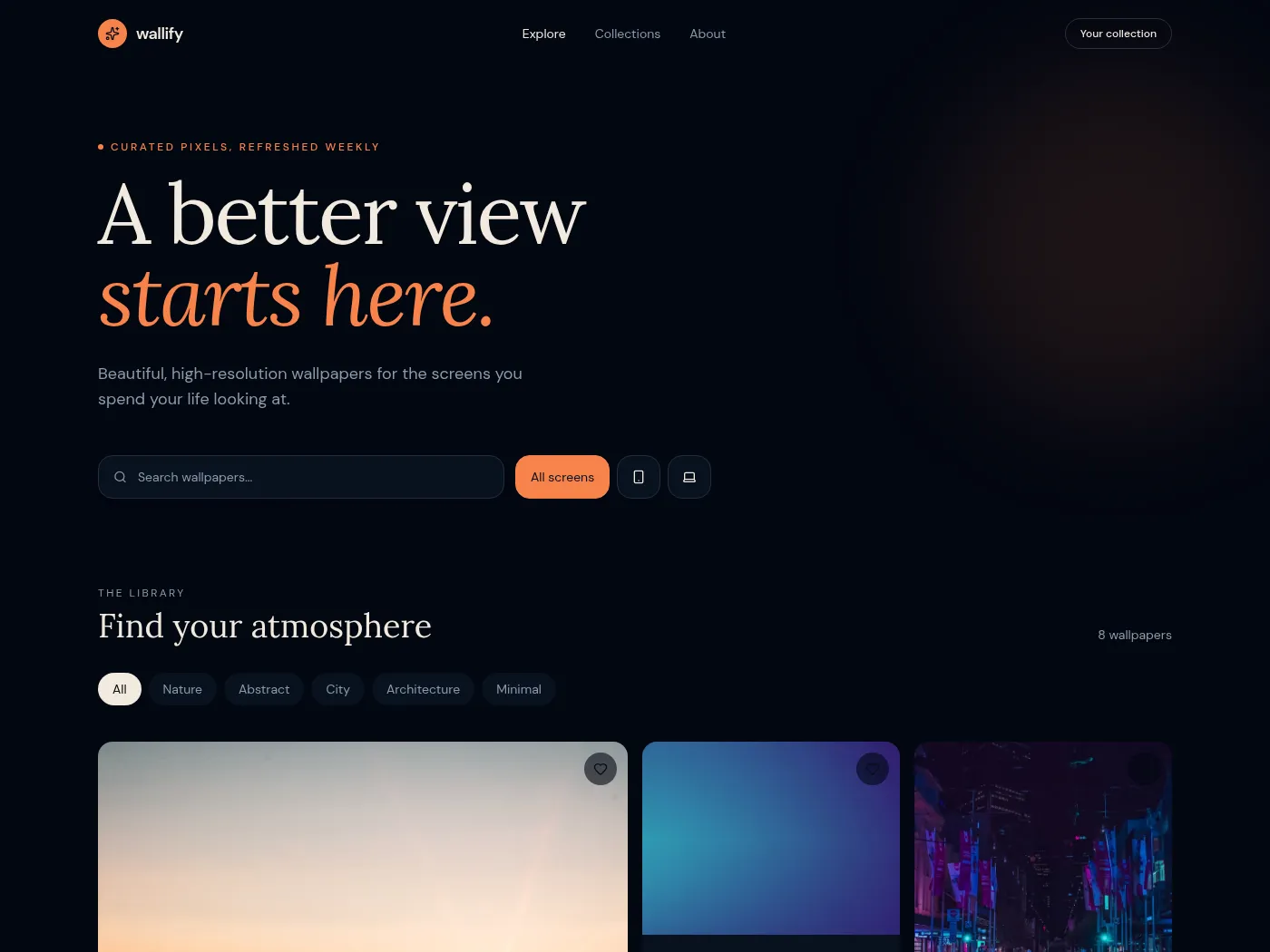 Wallify Web Gallery