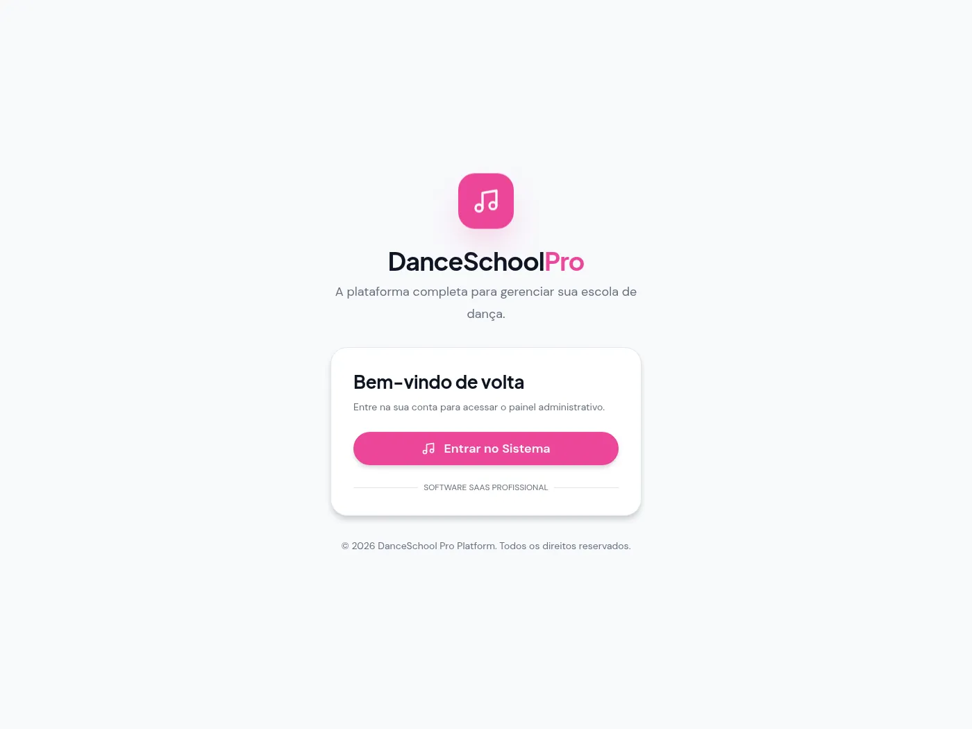 DanceSchool Pro Platform