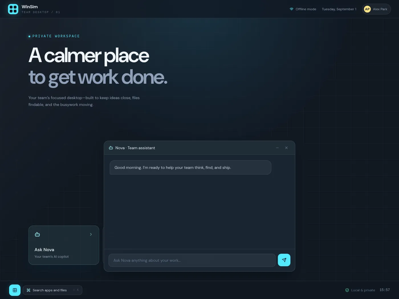 WinSim AI Desktop