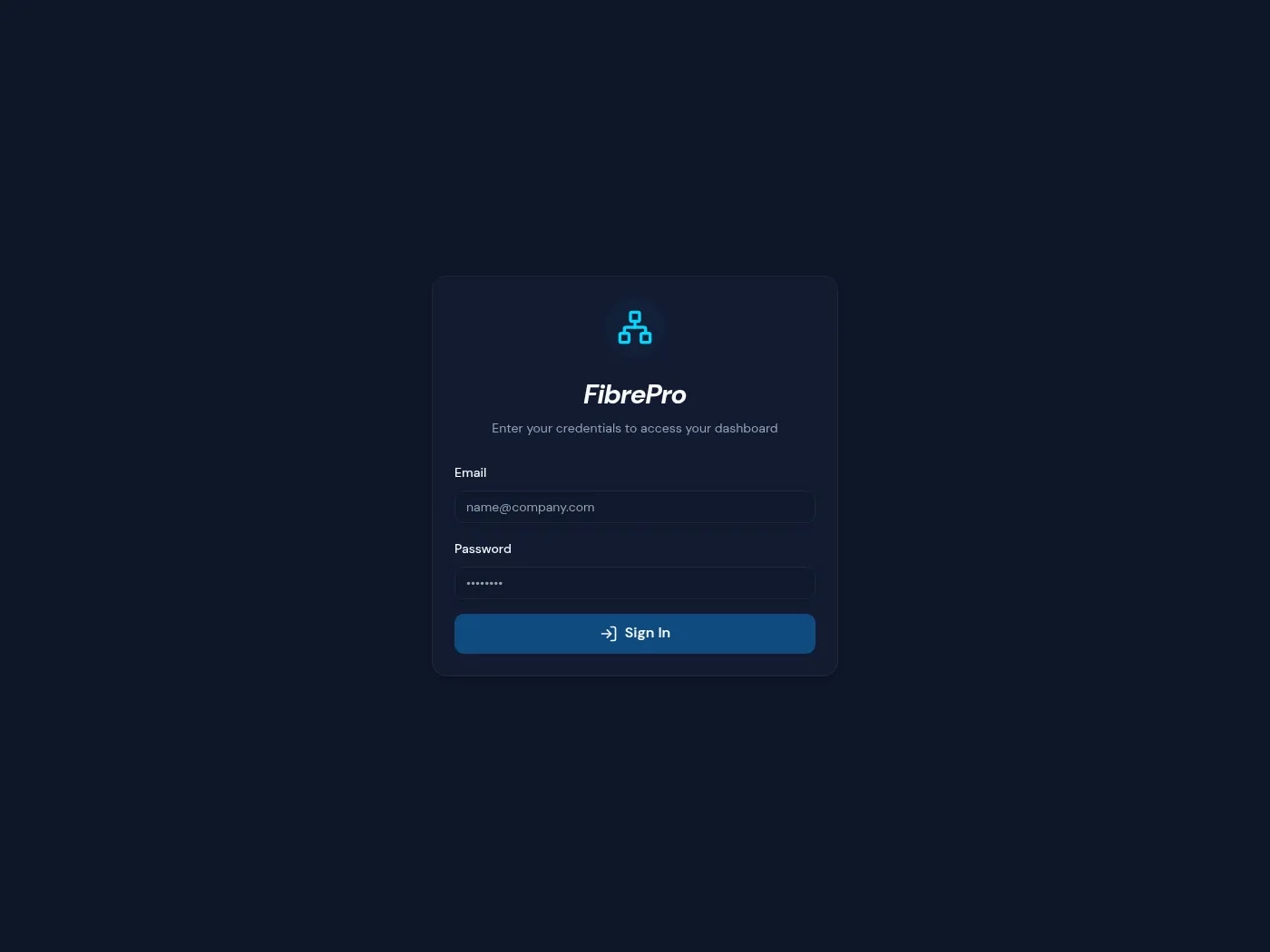FibrePro Dashboard