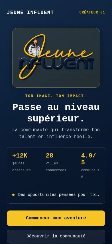 Jeune Influant App